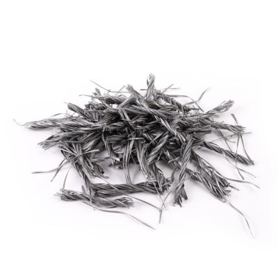 China De het Materiaalpp Vezel van het Bulidingspolymeer verdraaide Knoestige Vorm 500T voor Bestand Barst Te koop