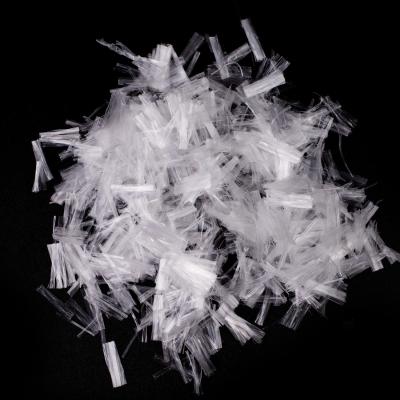 Cina Good Dispersion Cement Polypropylene Reinforcing Fiber Concrete Additive PP Fiber Mesh Form in vendita