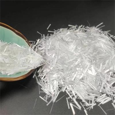 China 6mm White HD Glass Fiber For Anti Cracking And Reinforcement Concrete Te koop