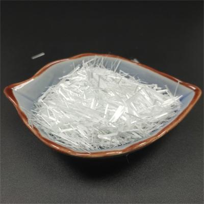China 6mm White HD Glass Fiber For Anti Cracking And Reinforcement Concrete Te koop