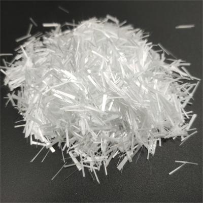 China 6mm White HD Glass Fiber For Anti Cracking And Reinforcement Concrete Te koop