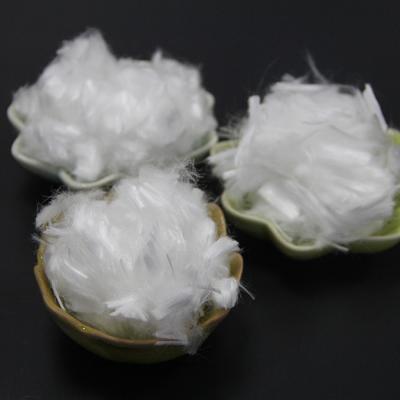Cina Fibra di polipropilene di calcestruzzo bianco tritato da 6 mm e 12 mm per pannelli di cemento in vendita