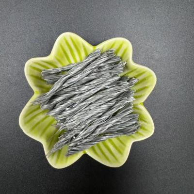 Китай PP Fiber Twisted Bunchy Form For Concrete Construction Reinforcement продается