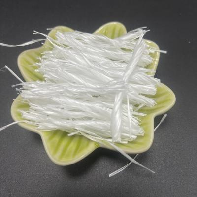 中国 Polypropylene Macro Fiber Twisted Bundle For Concrete Reinforcement In Building Construction PP Fiber Model 販売のため