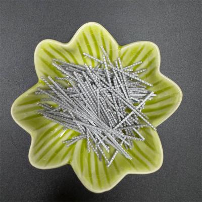 Cina Fibra di polipropilene di macrofibra sintetica per l'uso come rinforzo del calcestruzzo nel materiale di riempimento in vendita