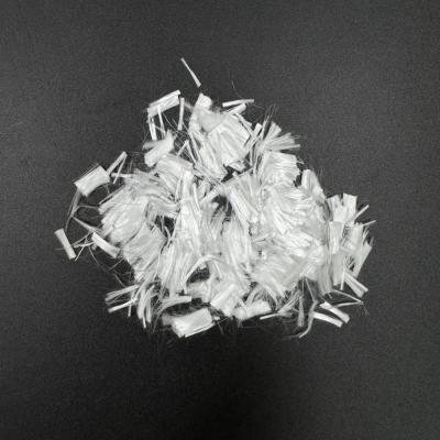 China PP monofilament 110F vezel met hoge sterkte Beton cement additief voor de bouw Te koop