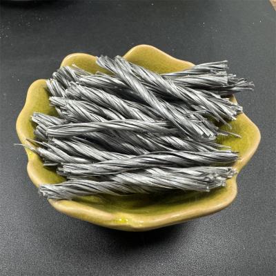 China formulário Bunchy torcido fibra 500T de 40mm PP para o reforço concreto à venda