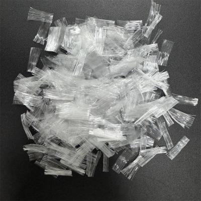 China 12-20mm Polypropylenmaschene Faser verbessert die Qualität und Festigkeit der Betontechnik zu verkaufen