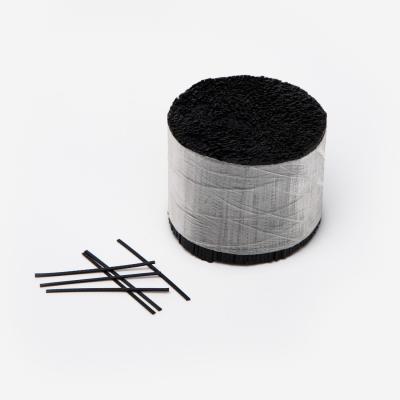 China Embossed Polypropylene Fiber for Concrete Crack Reduction and Increased Impact Resistance in Construction Projects for sale