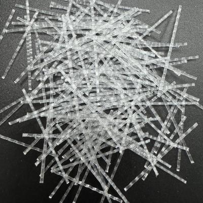 China High Performance Polypropylene PP Macro Fiber Wave Form For Bridge Construction for sale