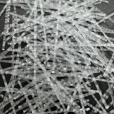 China High Strength Polypropylene PP Macro Fiber Wave Form For Bridge Construction for sale