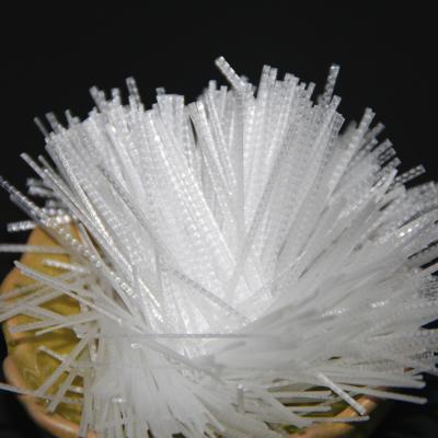 中国 吹き付けコンクリートおよび具体的な混合物工学繊維のための総合的なPPのmacrofiber 販売のため