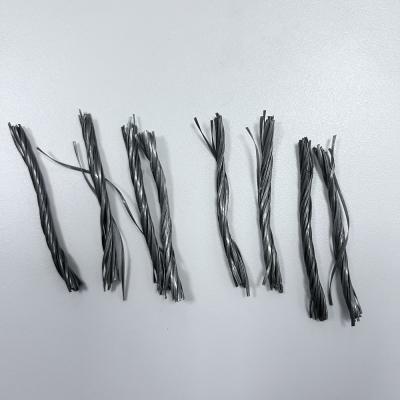 Cina Fibra concreta 54mm Bunchy del polipropilene facile pp della dispersione con ad alta resistenza in vendita