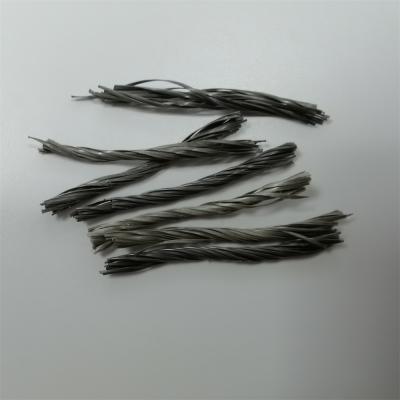 China Crack Resistant Macro Strengthening Nylon Concrete Fibers 50mm for sale