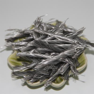China Barst Bestand Macro die Nylon Concrete Vezels 50mm versterken Te koop