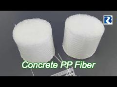 Transparent Wave Form PP Macrofiber For Foundation Reinforcement Materials To Protect The Stability Of The Foundation