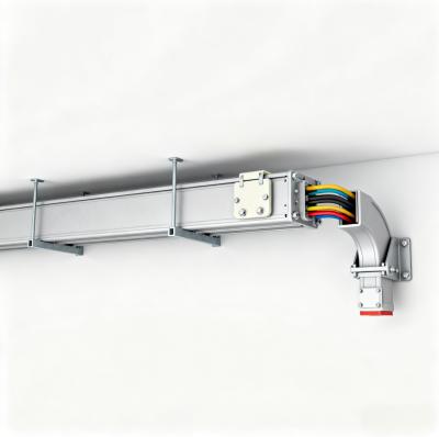 China KFM Air Insulated Busbar Trunking System Aluminum Alloy 3 Phase Bus Bar for sale