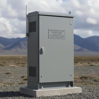 China 18U Anti-Theft Outdoor Power Cabinet Rainproof Street Telecom Equipment Cabinet for sale