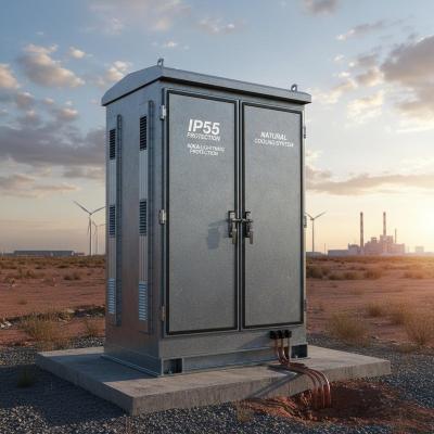 China Compact IP55 Outdoor Power Cabinet 40kA Lightning Protection for Harsh Environments for sale