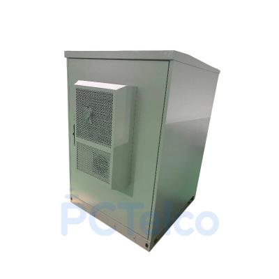 China 22U Outdoor Telecom Cabinet IP55 Waterproof 19 Inch Outdoor Equipment Enclosure for Base Station for sale