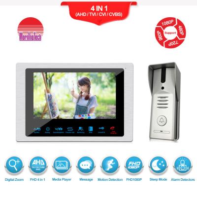 China 2.0MP video door phone/door bell factory intercom system support TV out for sale