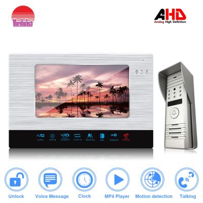 China Morningtech Villa Video Door Phone Unlock Record Monitor Call Digital Indoor Station Video Intercom Door phone for sale
