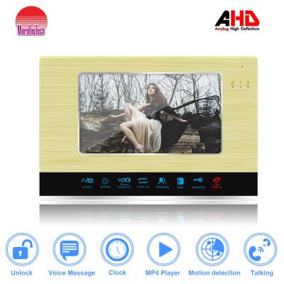 China Morningtech 10inch 2 way intercom system with AHD960P video door phone DC 12V for sale