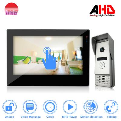 China apartment video door bell 7 Inch Sensor's Button AHD960P Video Door Phone,high quality intercom system for sale