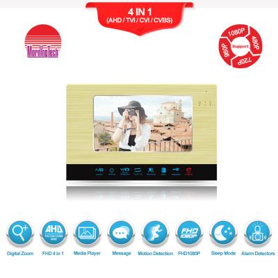 China Morningtech FHD1080P Touch Screen Video Door Phone with record Max support32G Can watch movies by indoor monitor for sale