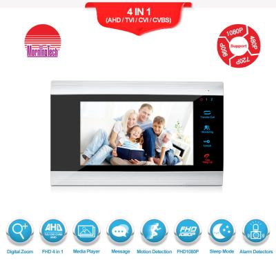China Smart video door bell connect 6 monitors room to room interphone door video phone for sale