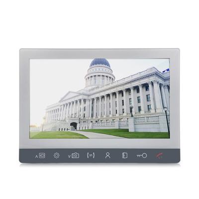 China Morningtech10 inch touch button AHD1080P video door phone intercom system for home for sale