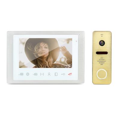 China White/black optional 10 inch touch button video door bell high quality metal video door phone parts for sale