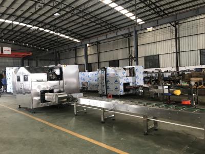 中国 2色の汚れ鋼鉄7kg/H自動アイスクリーム・コーンの機械3.37kw 380V 販売のため