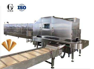 China High Production Capacity Sugar Cone Baking Machine met PLC-besturingssysteem 10000 stuks/uur for sale