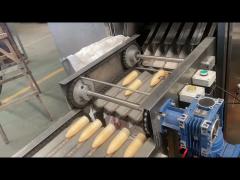5000pcs/h knapperige Wafelkegel die de Kegelmaker maken van het Machinegraan