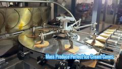 High Speed Automatic Ice Cream Cone Production Line Capable Of Producing Various Cone Sizes