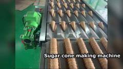 Rolled sugar cone production line, ice cream cone making machine