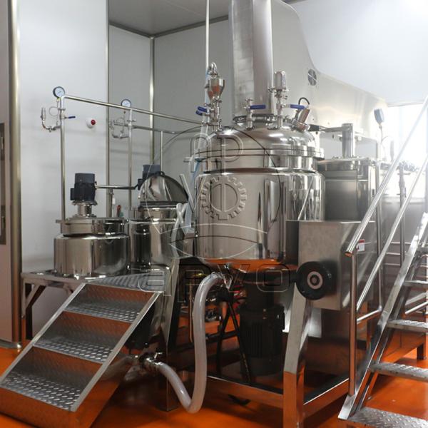 Quality Toothpaste Production Vacuum Emulsifying Machine Shampoo Homogenizer 300L-3000L for sale