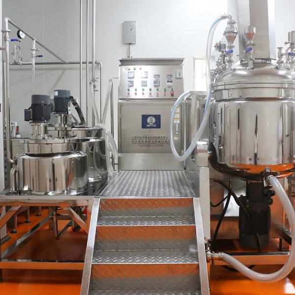 Quality Toothpaste Production Vacuum Emulsifying Machine Shampoo Homogenizer 300L-3000L for sale