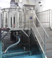 China Standard Type Dish Wash Liquid Making Machine With Agitator Blender  Customized for sale