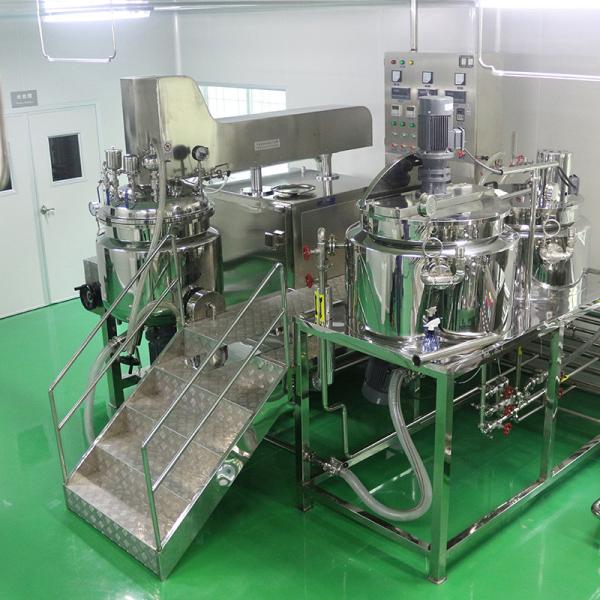 Quality High Speed Vacuum Homogenizer Machine Liquid Soap Making Machine 500L 800L for sale