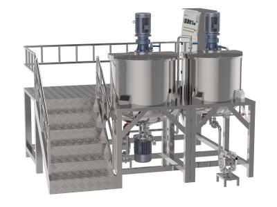 China Máquina de mistura de homogeneizadores industriais de alto corte Máquina de fabricação de cremes cosméticos à venda