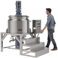 China Temperature Controlled Vacuum Emulsifying Mixer Machine Customized for sale