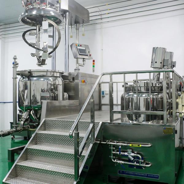 Quality 110V/220V/380V Cosmetic Emulsifier Mixer Machine Customized Power for sale