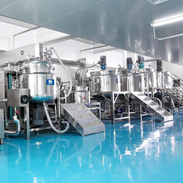 Quality Precise Temperature Control Cosmetic Emulsifier Mixer With 10L-10000L Capacity for sale