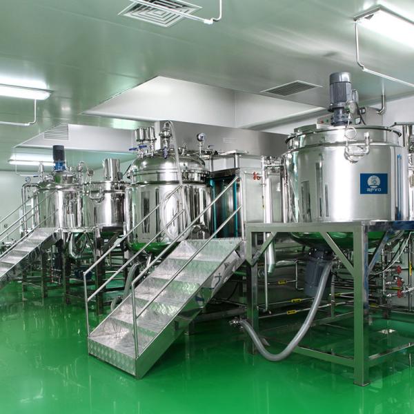 Quality Precise Temperature Control Cosmetic Emulsifier Mixer With 10L-10000L Capacity for sale