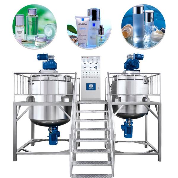 Quality 10L~10000L Capacity Cosmetic Soap Making Machine With High Shear Homogenizer for sale