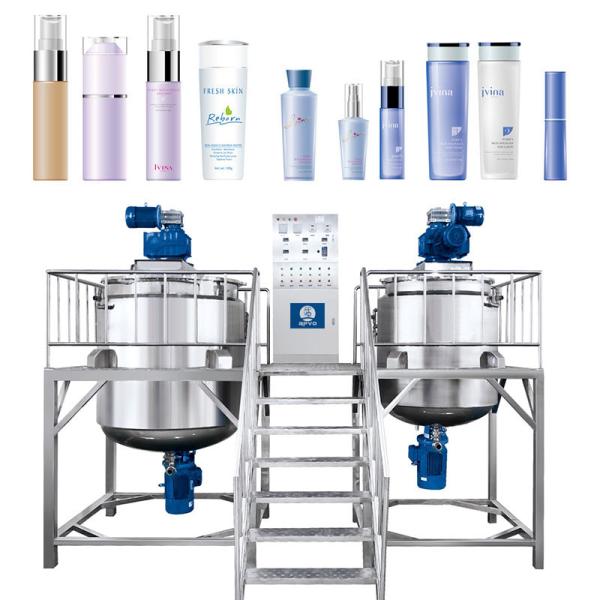 Quality 10L~10000L Capacity Cosmetic Soap Making Machine With High Shear Homogenizer for sale