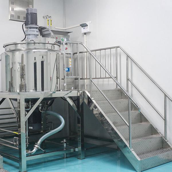 Quality Stainless Steel 316 Cosmetic Emulsifier Mixer With PLC Buttons Control for sale