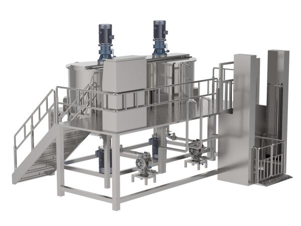 Quality 10-10000L Shampoo Homogenizer Machine With High Vacuum Efficiency Control Panel for sale